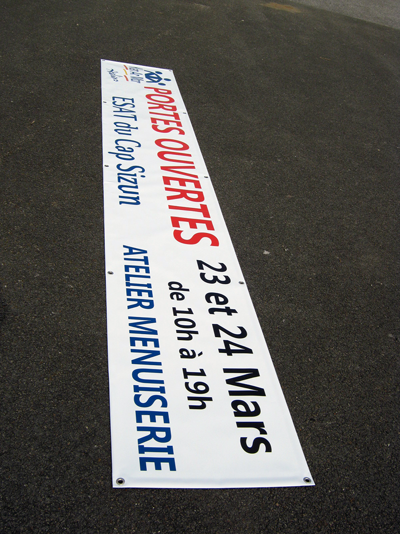 Banderole publicitaire association Douarnenez (29)