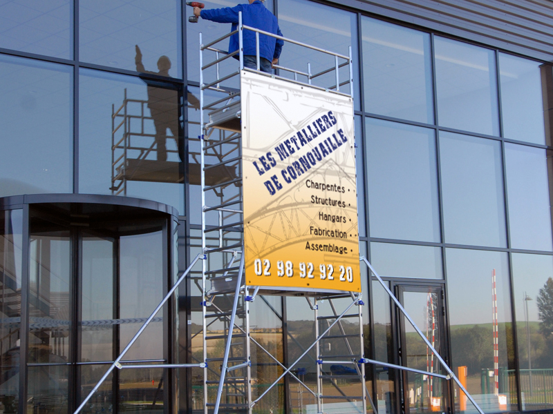 Banderole pvc personnalisée a Douarnenez (29)